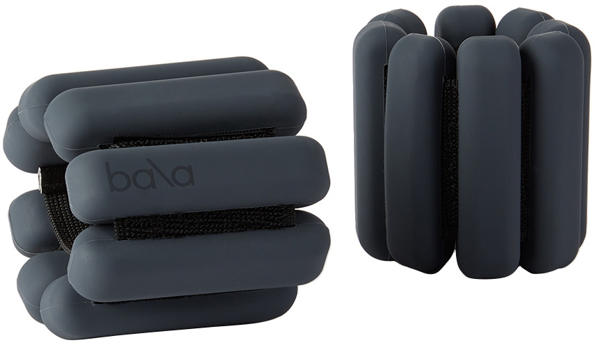 Bala Grey Weighted Bangles, 2 lb Bala