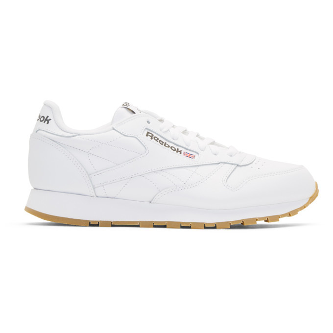 Reebok Classics White CL Leather Sneakers Reebok Classics