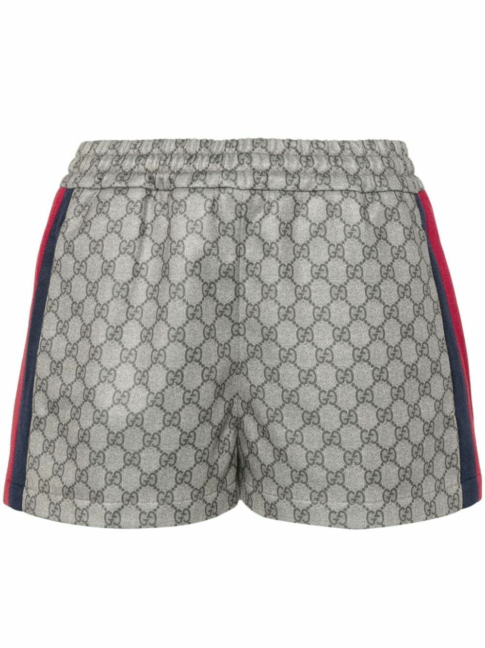 Gucci Neutral GG Web Stripe Shorts Gucci