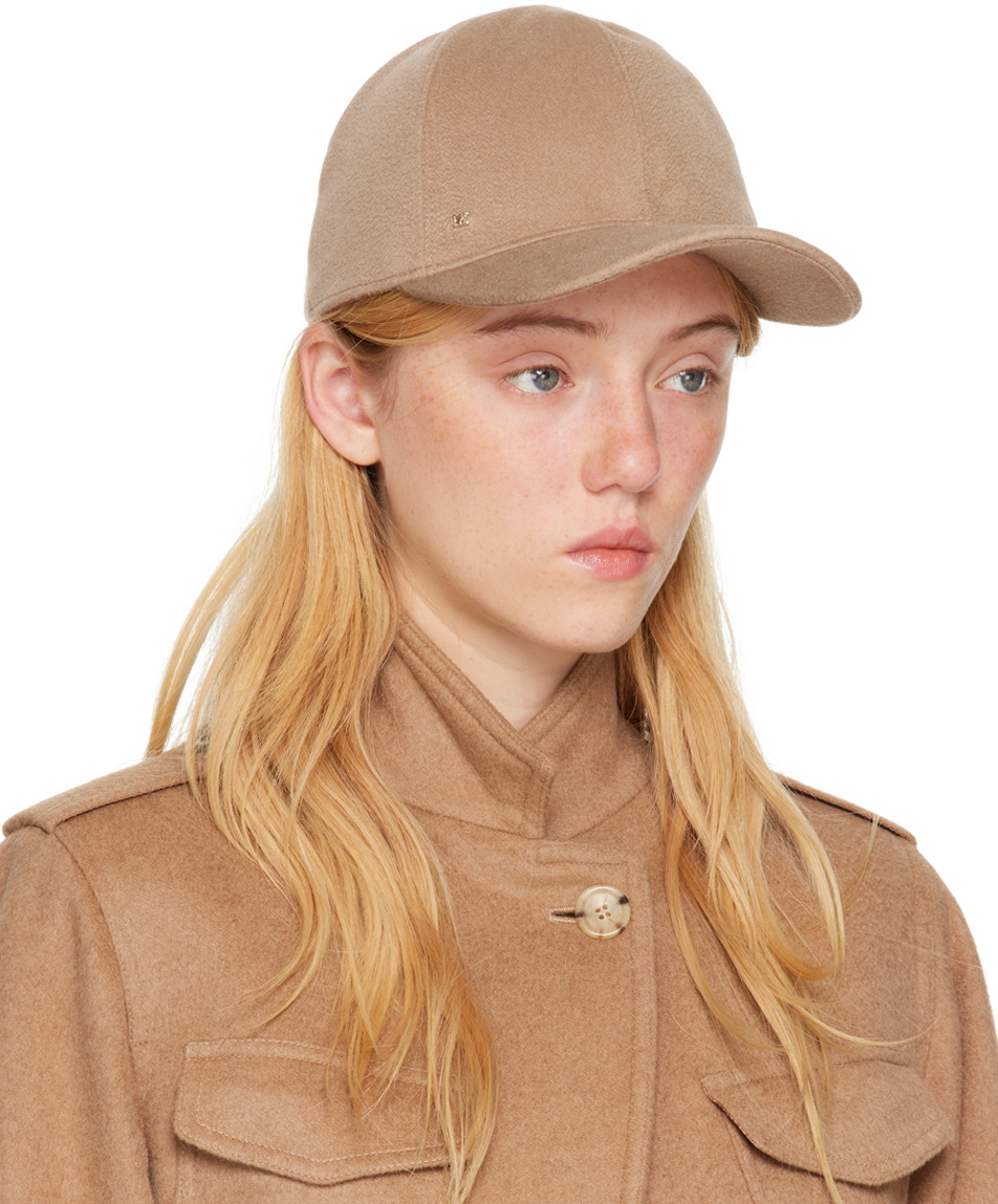 Max Mara Beige Monogram Cap Max Mara