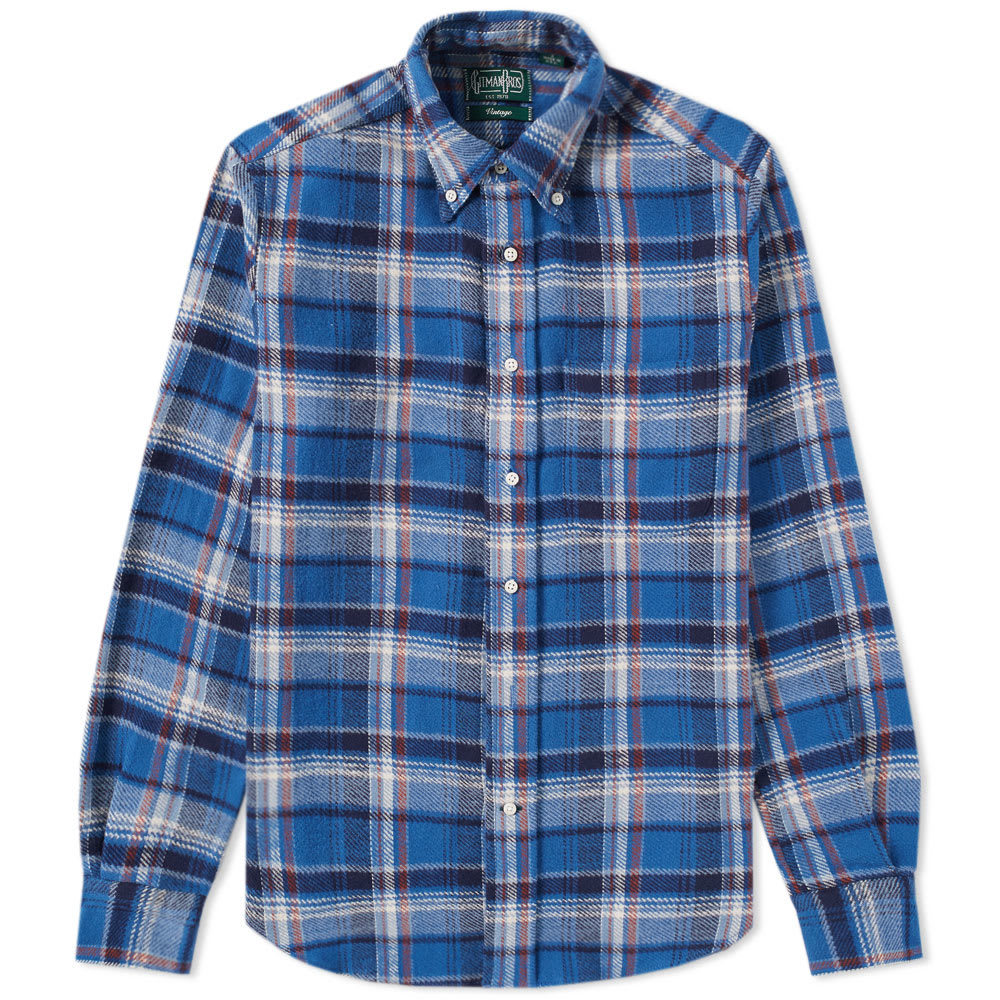 Gitman Vintage Triple Yarn Shirt Blue Gitman Vintage