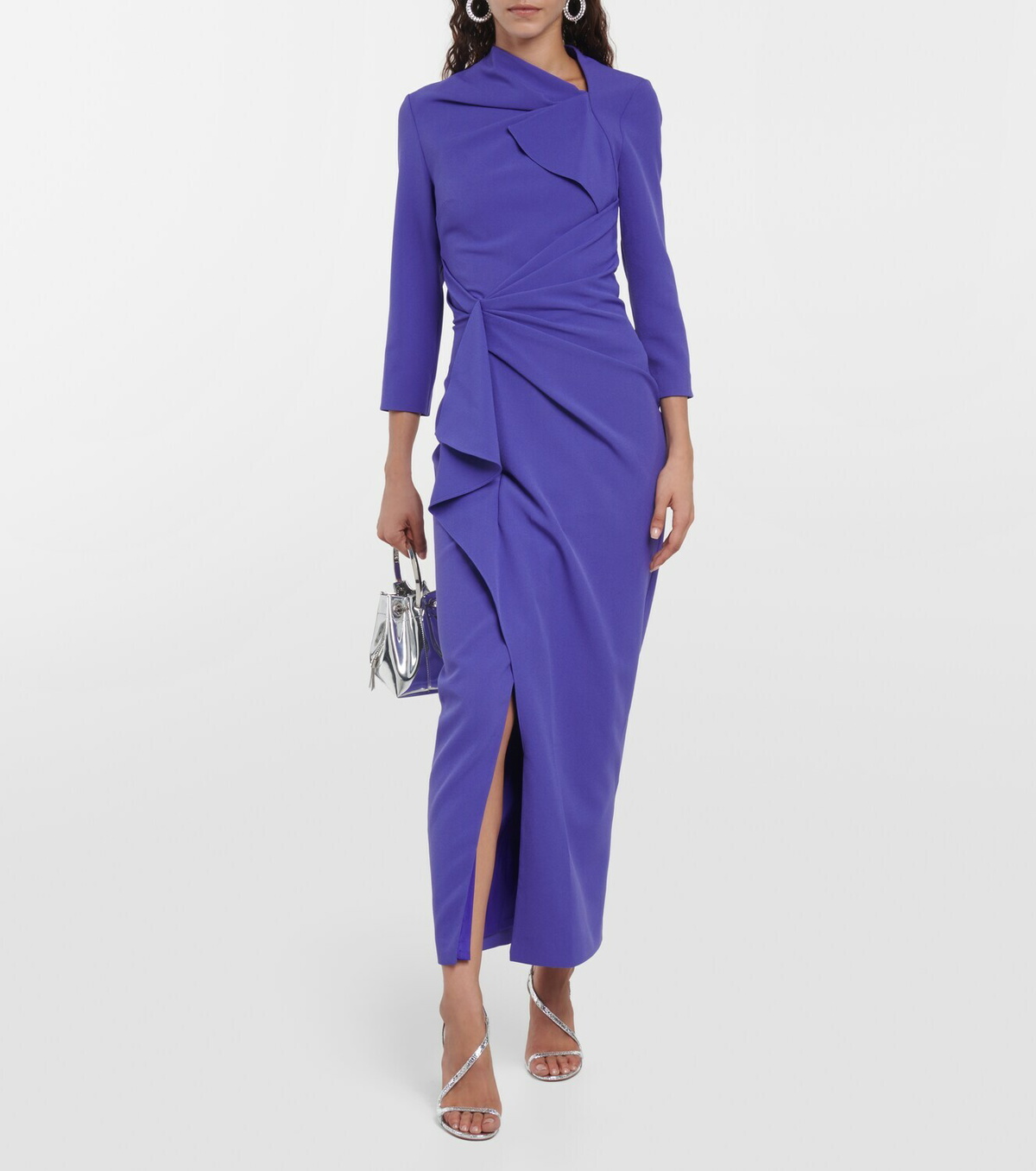 Safiyaa Avery crêpe maxi dress Safiyaa