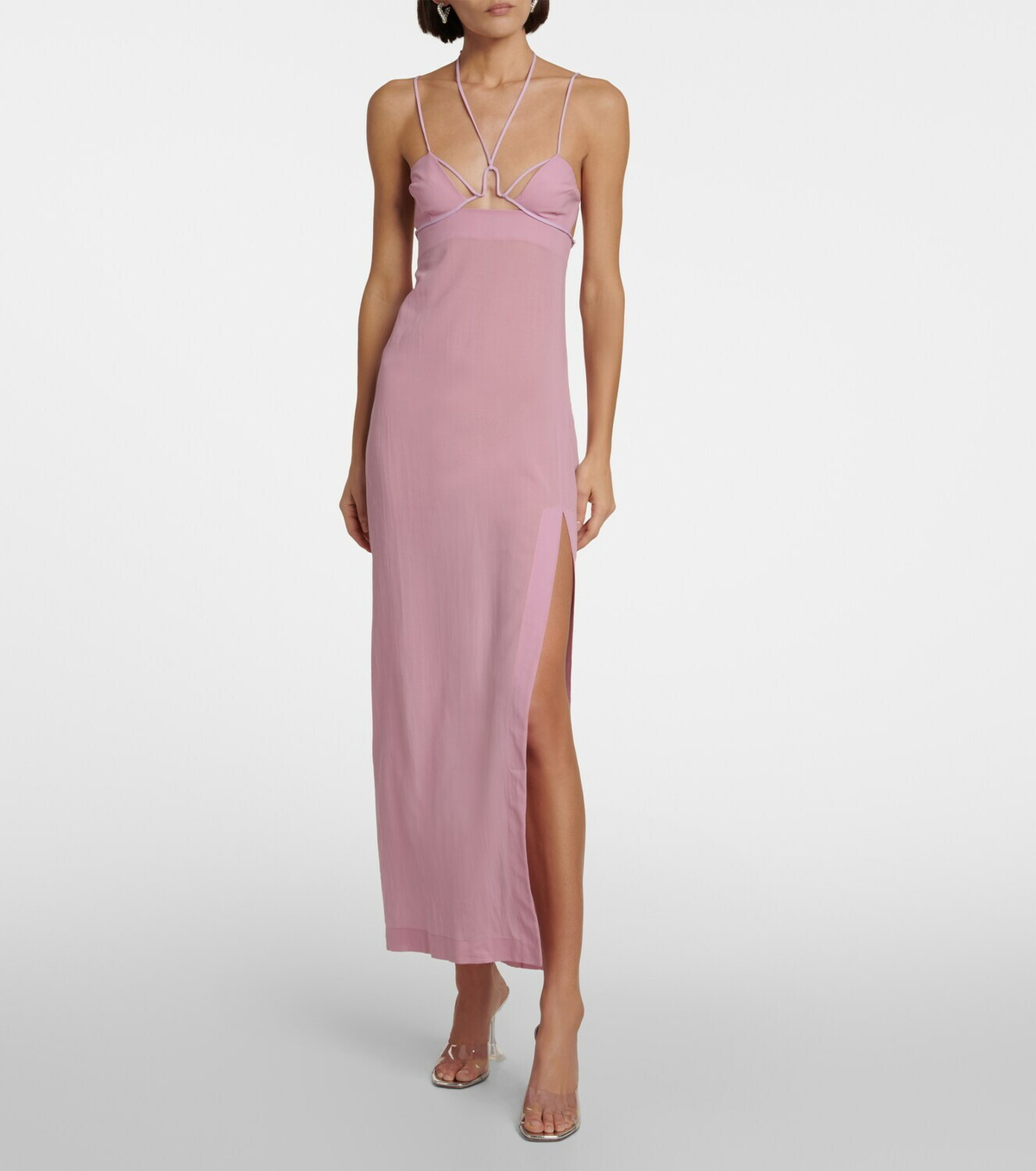 Nensi Dojaka - Cutout cotton maxi dress Nensi Dojaka