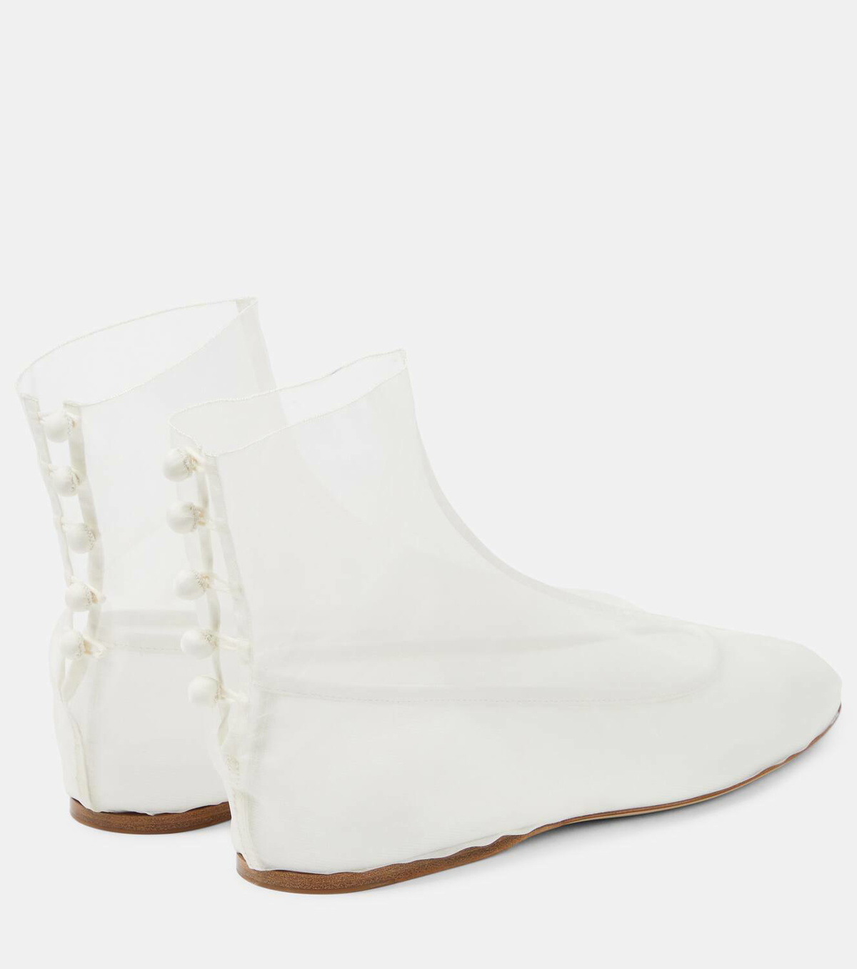 The Row Nymph organza ballet flats The Row