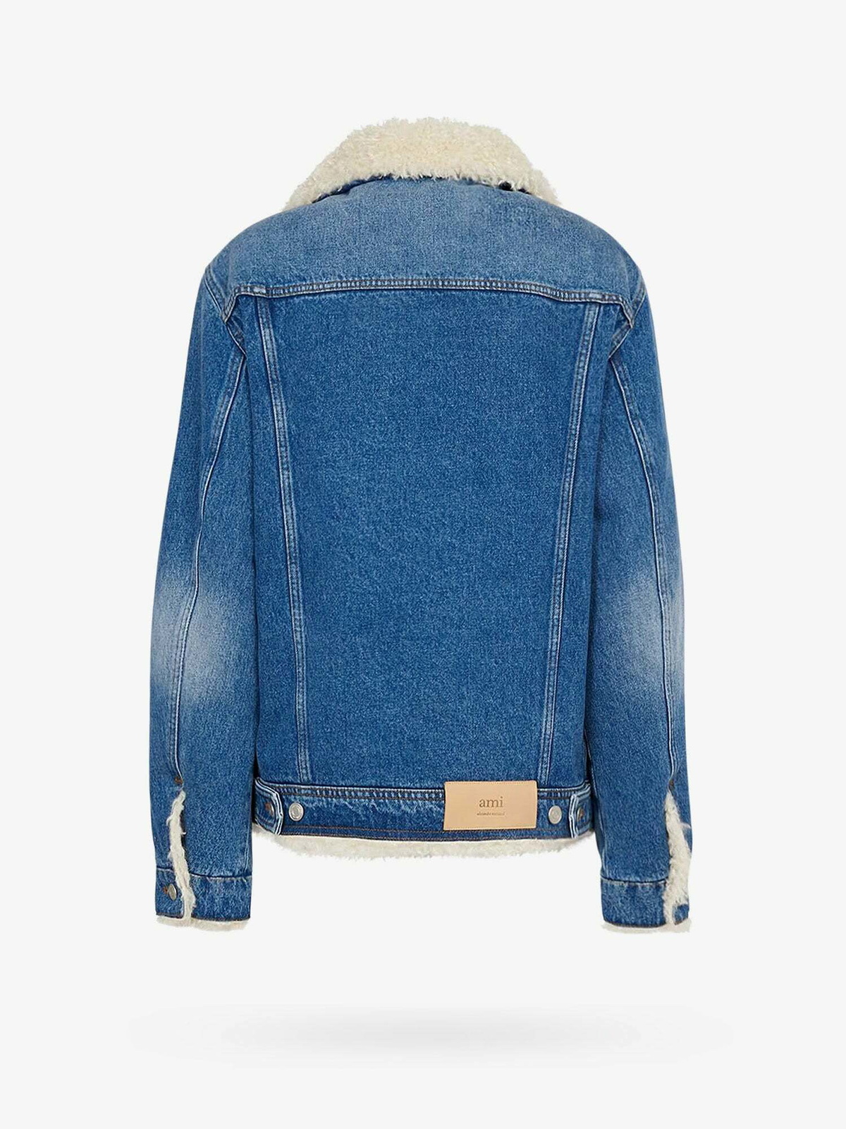 Ami Paris Jacket Blue Womens AMI