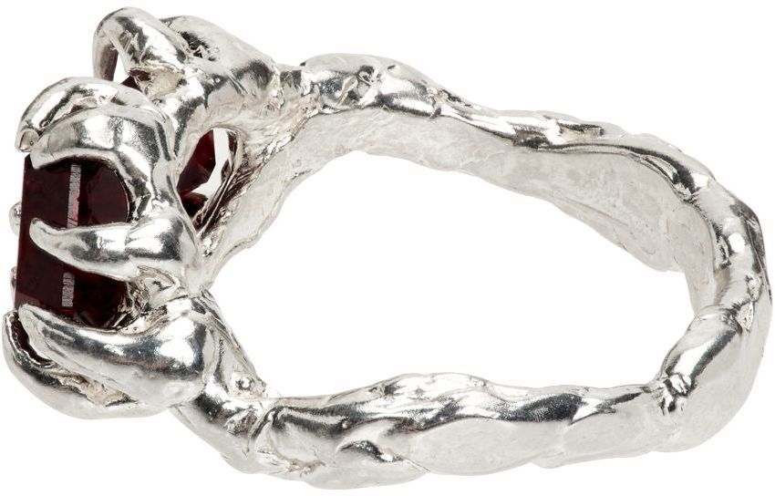 Harlot Hands SSENSE Exclusive Red Calamity Ring Harlot Hands