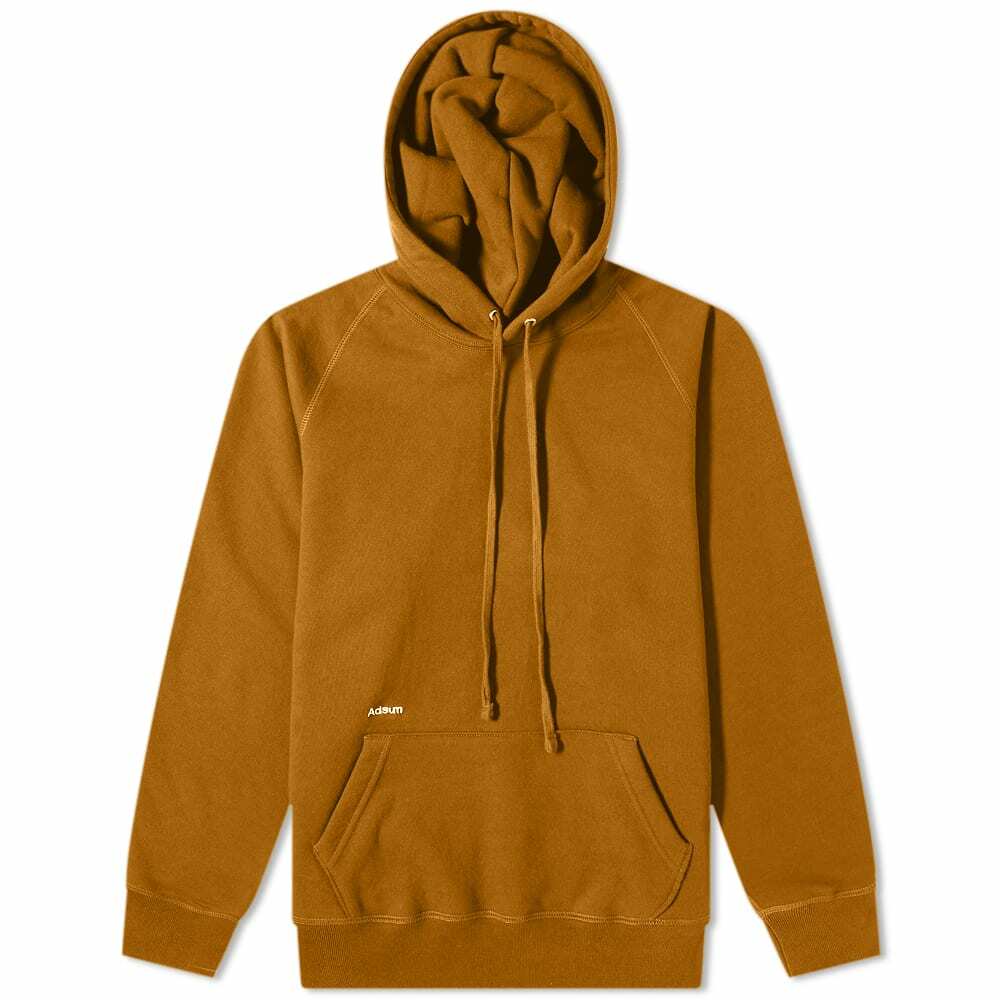 Adsum Men's Core Logo Hoody in Golden Moss Adsum