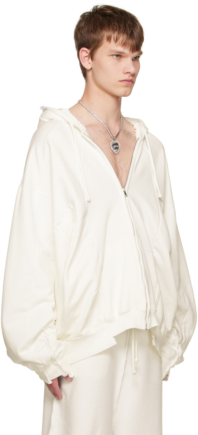 VETEMENTS White Paneled Hoodie Vetements