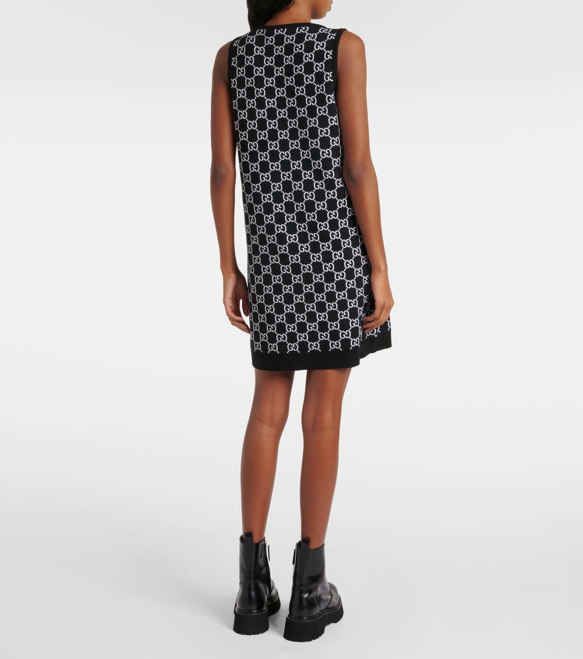 Gucci GG wool-blend jacquard minidress Gucci
