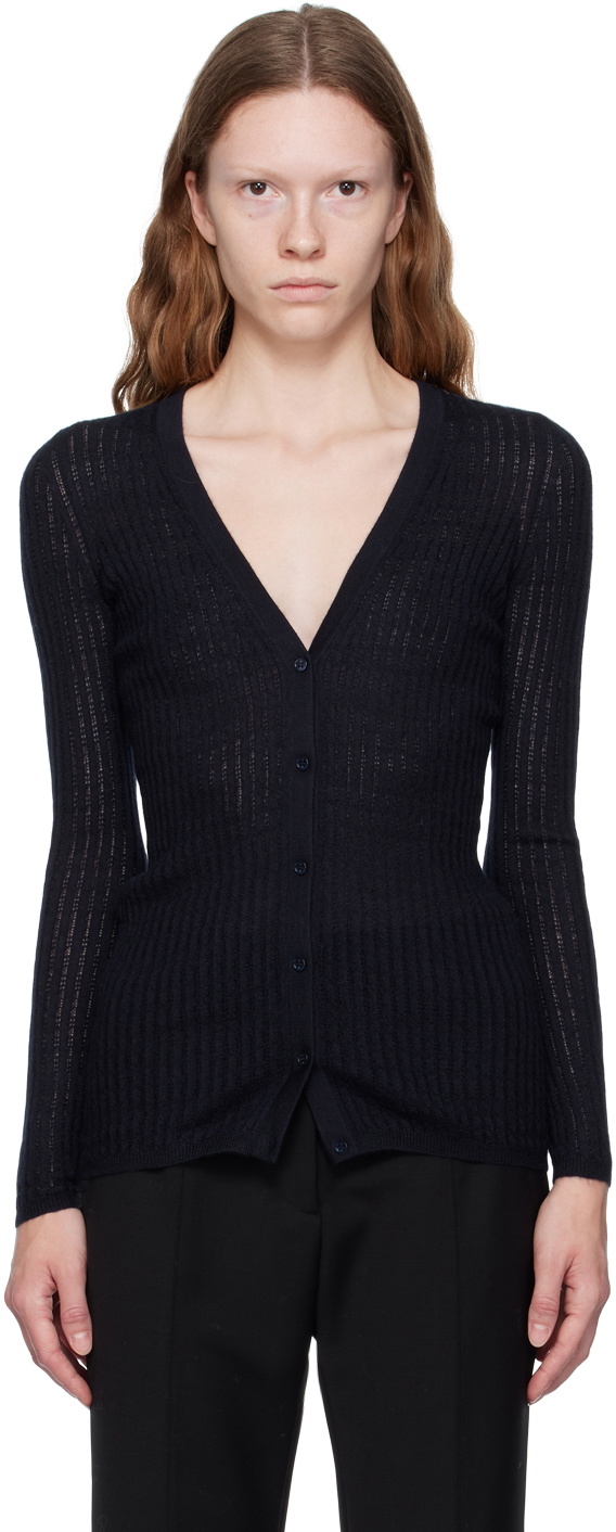 Gabriela Hearst Navy Emma Cardigan Gabriela Hearst