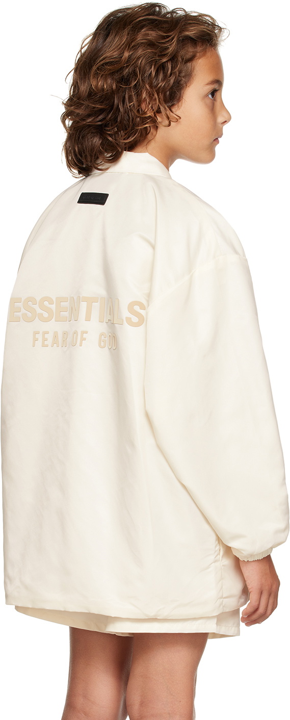 Fear of God ESSENTIALS Kids Off-White Drawstring Jacket Fear Of God Essentials