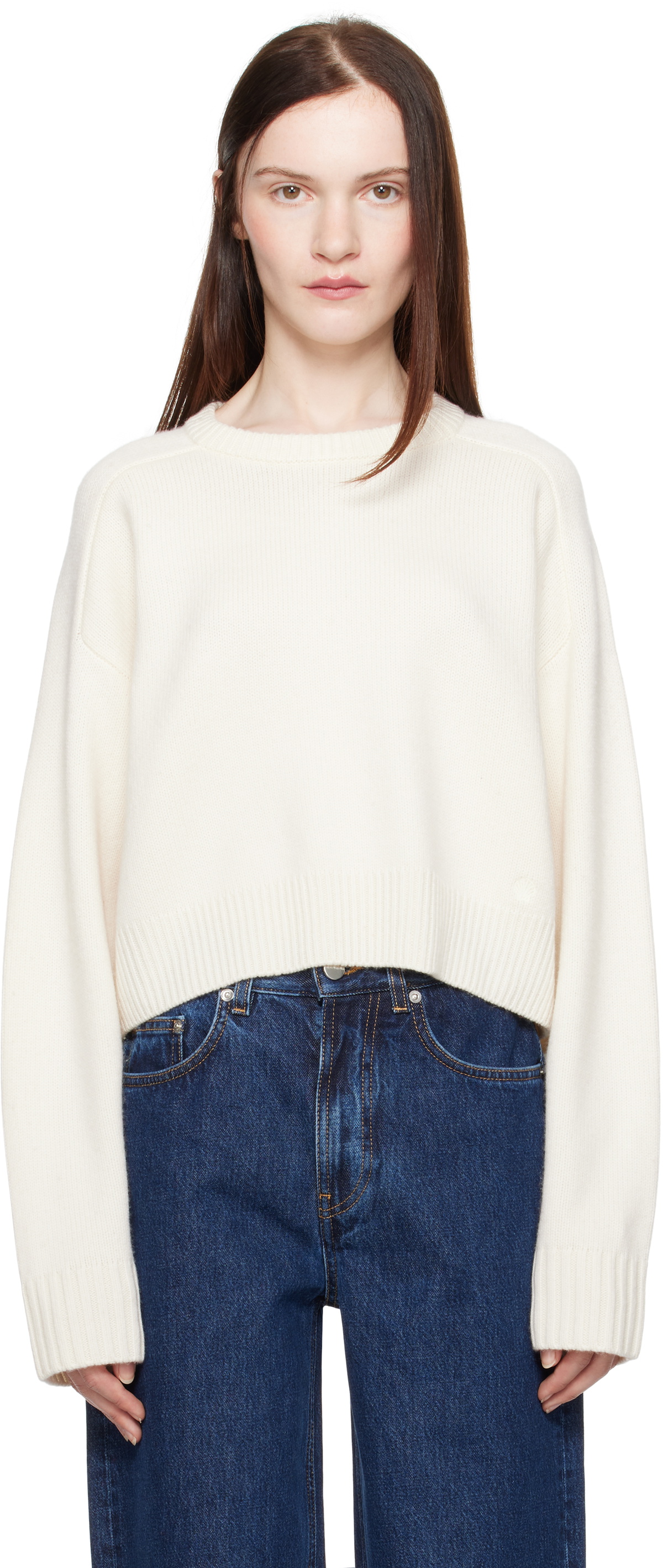 Loulou Studio Off-White Safi Sweater Loulou Studio
