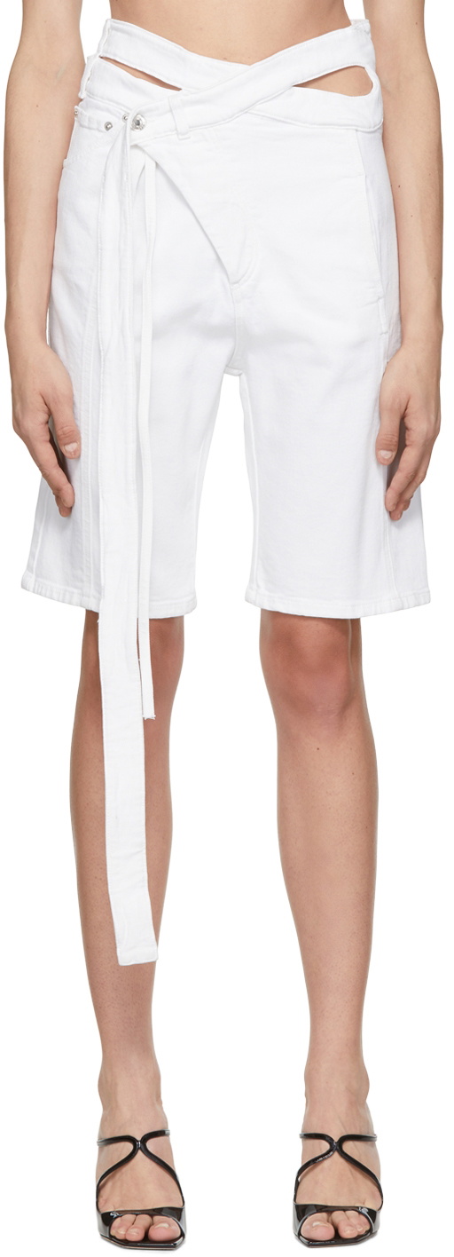 Ottolinger White Wrap Shorts Ottolinger