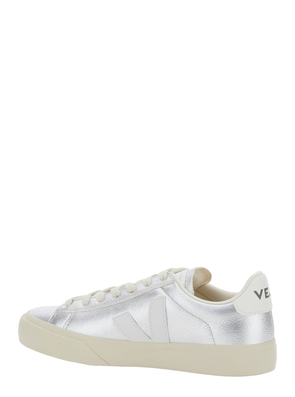 Veja campo Metallic Low Top Sneakers With Logo Detail On The Side And ...