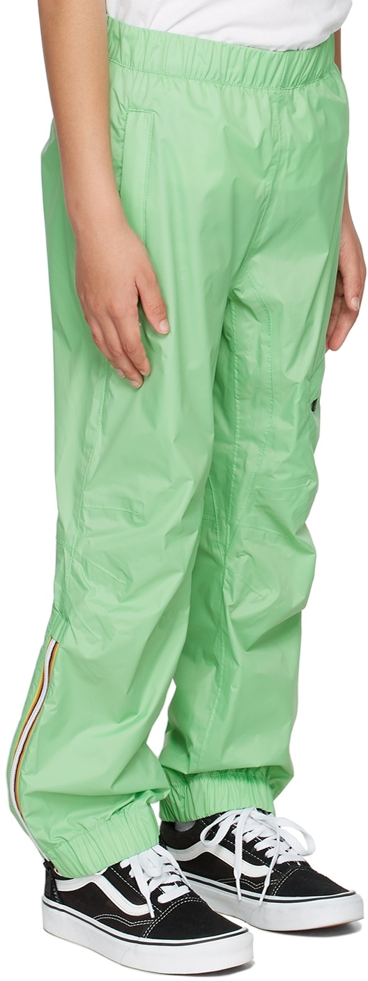 K-Way Kids Green 'Le Vrai Edgard' Track Pants K-way