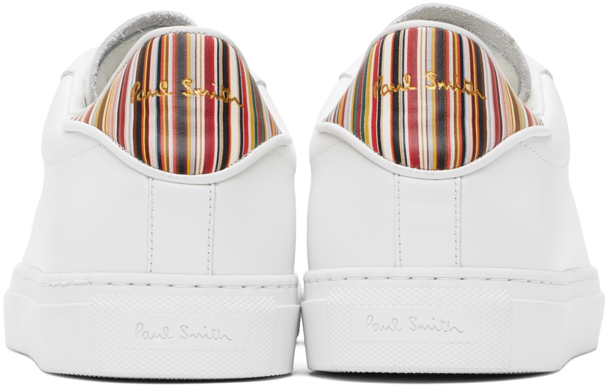 Paul Smith White Leather Beck Sneakers Paul Smith