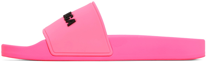 Balenciaga Pink Pool Slides Balenciaga