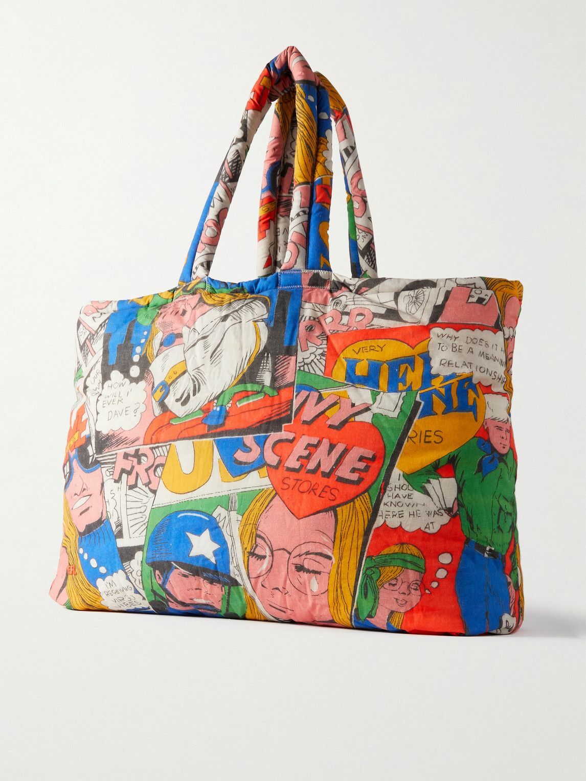 ERL - Padded Printed Cotton Tote Bag ERL