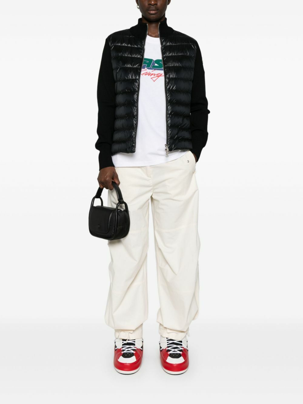 Moncler Black High-Neck Quilted Jacket Moncler