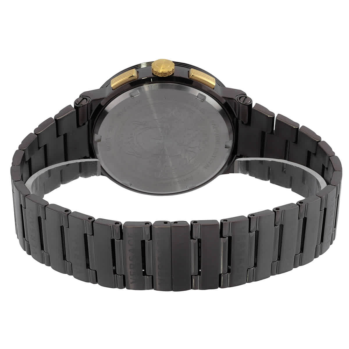 Versace Greca Logo Chronograph Quartz Grey Dial Mens Watch VEZ900521 ...