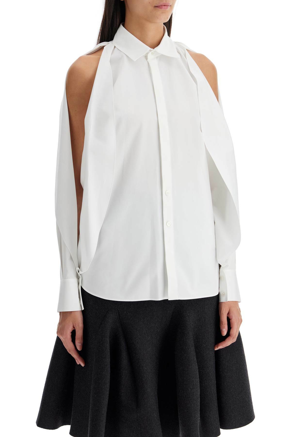ALAIA 'blouse with balloon sleeves' White ALAÏA