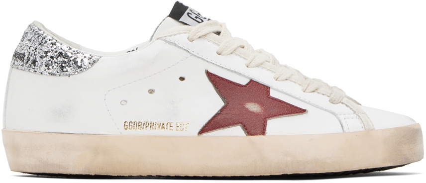 Golden Goose SSENSE Exclusive White Limited Edition Superstar Sneakers ...