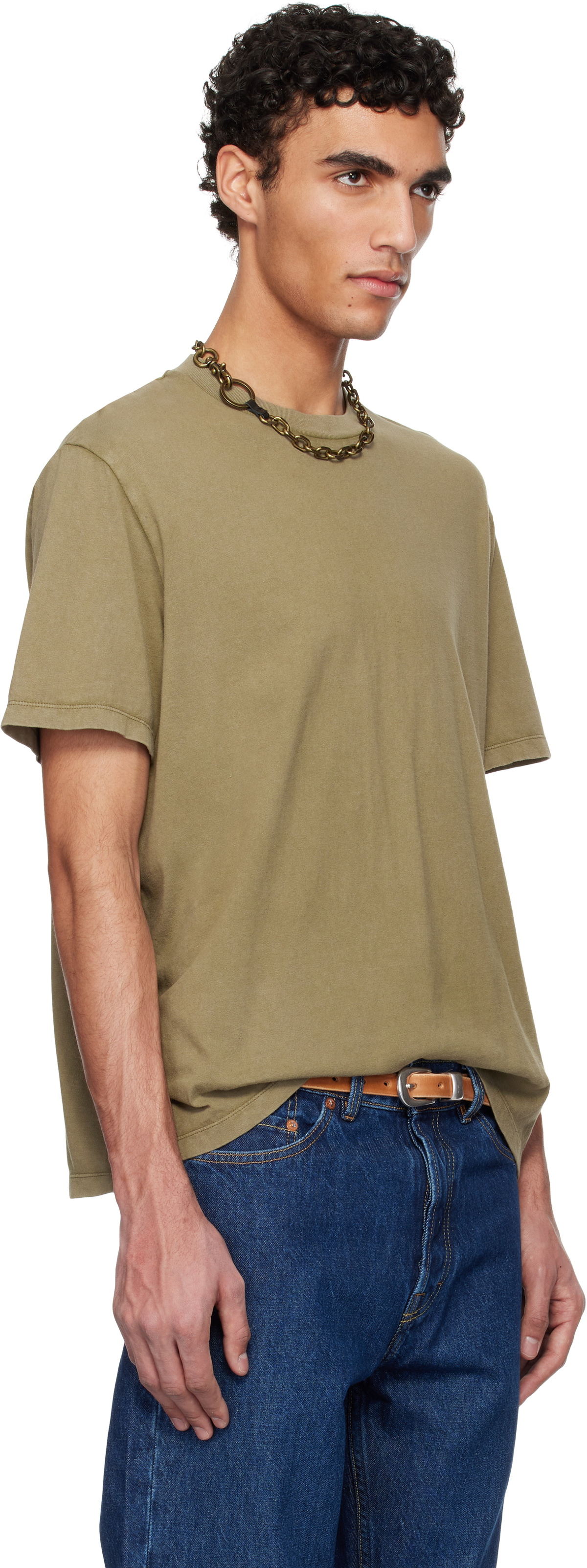 OUR LEGACY Khaki Box T-shirt Our Legacy