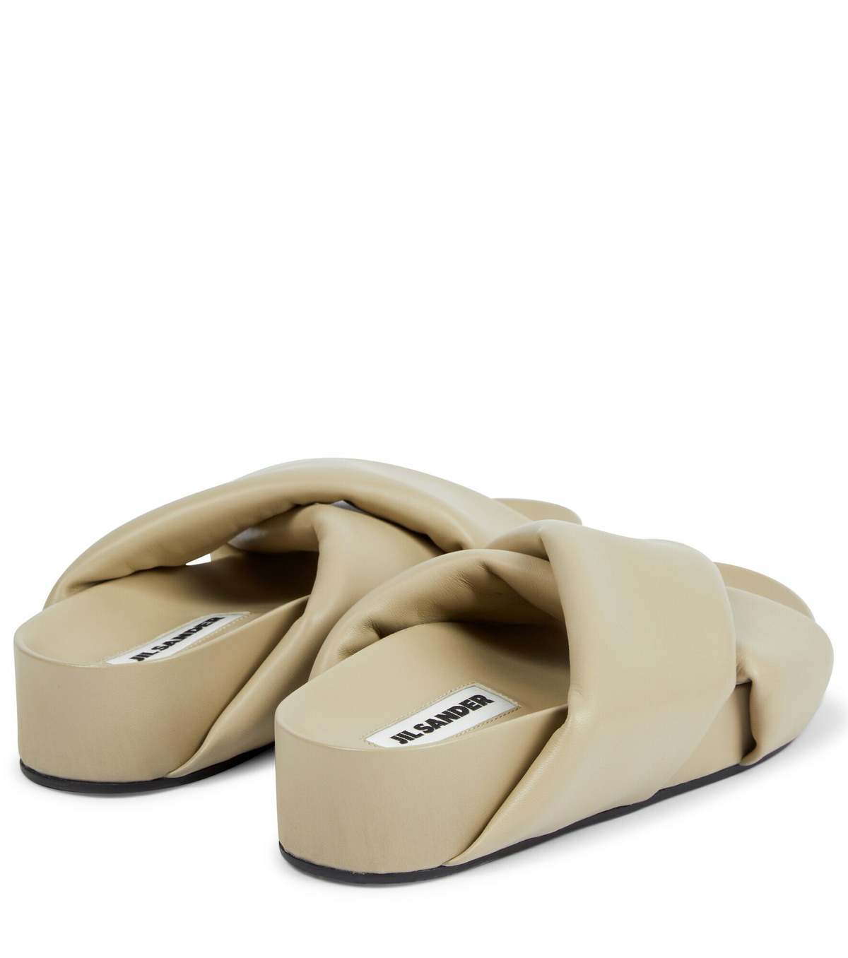 Jil Sander - Padded leather slides Jil Sander