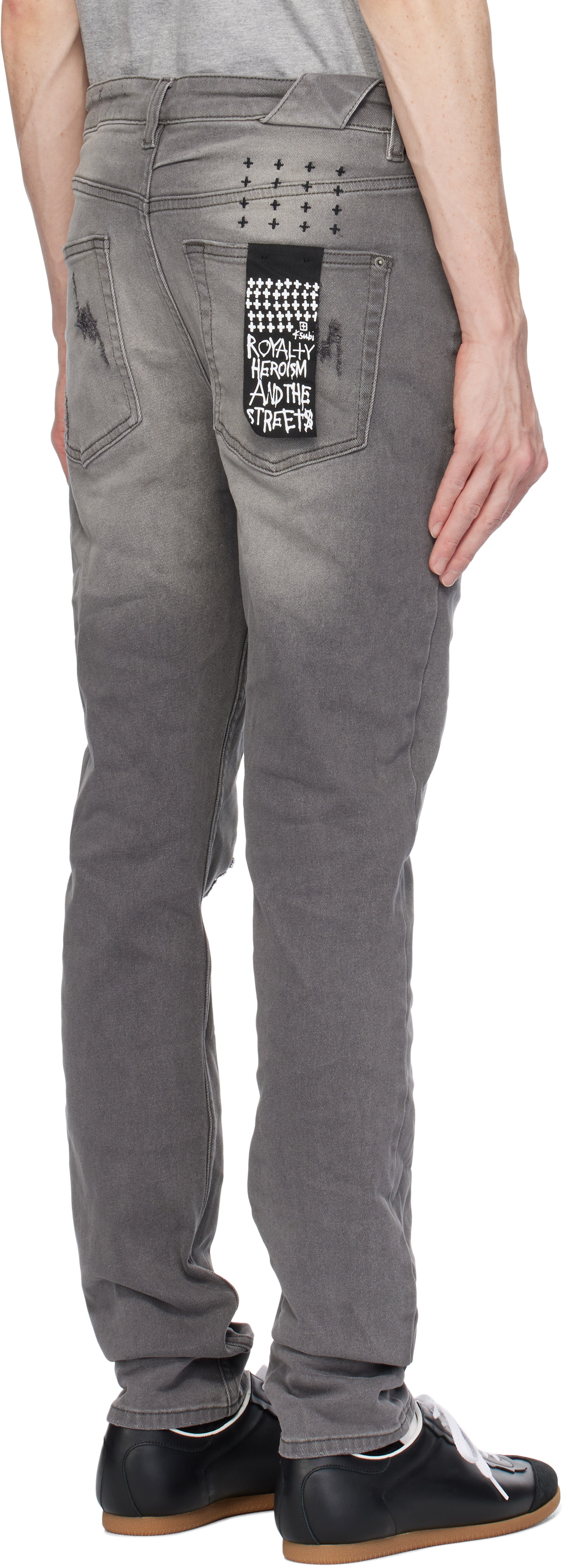 Ksubi Gray Chitch Prodigy Trashed Jeans Ksubi