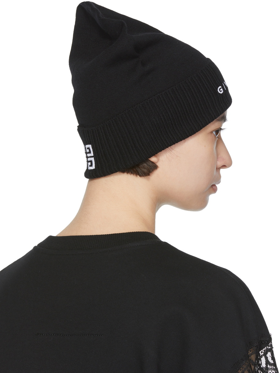 Givenchy Black Logo Beanie Givenchy