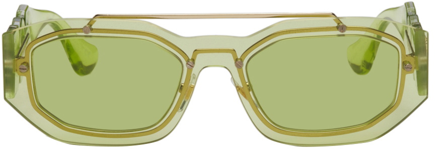 Versace Green Special Project Biggie Sunglasses Versace