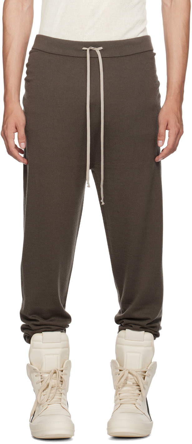 Rick Owens Gray Drawstring Sweatpants Rick Owens