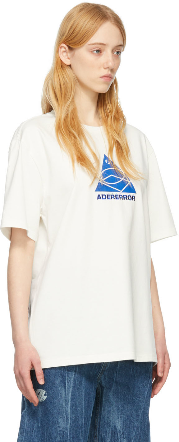 ADER error White Cotton T-Shirt ADER error
