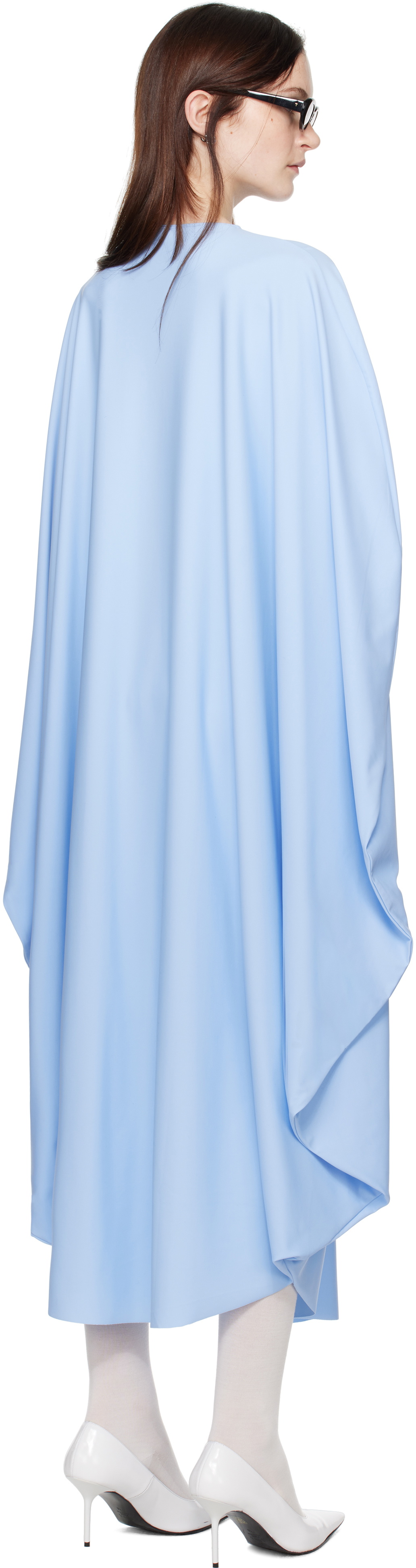 ABRA Blue Cercle Midi Dress ABRA