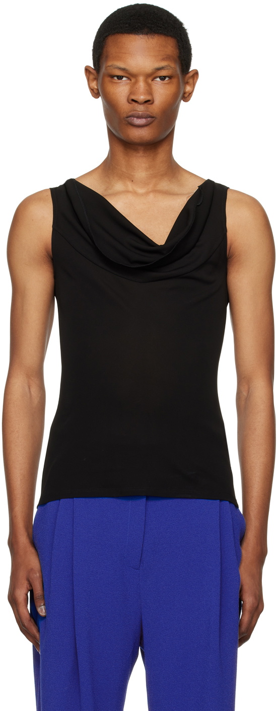 ARTURO OBEGERO SSENSE Exclusive Black Tank Top