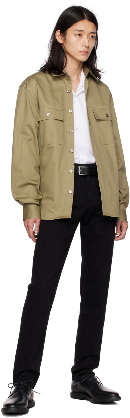 BOSS Khaki Button Shirt BOSS