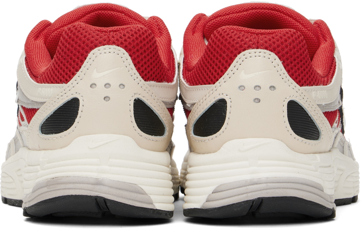 Nike Red & Off-White P-6000 Sneakers Nike