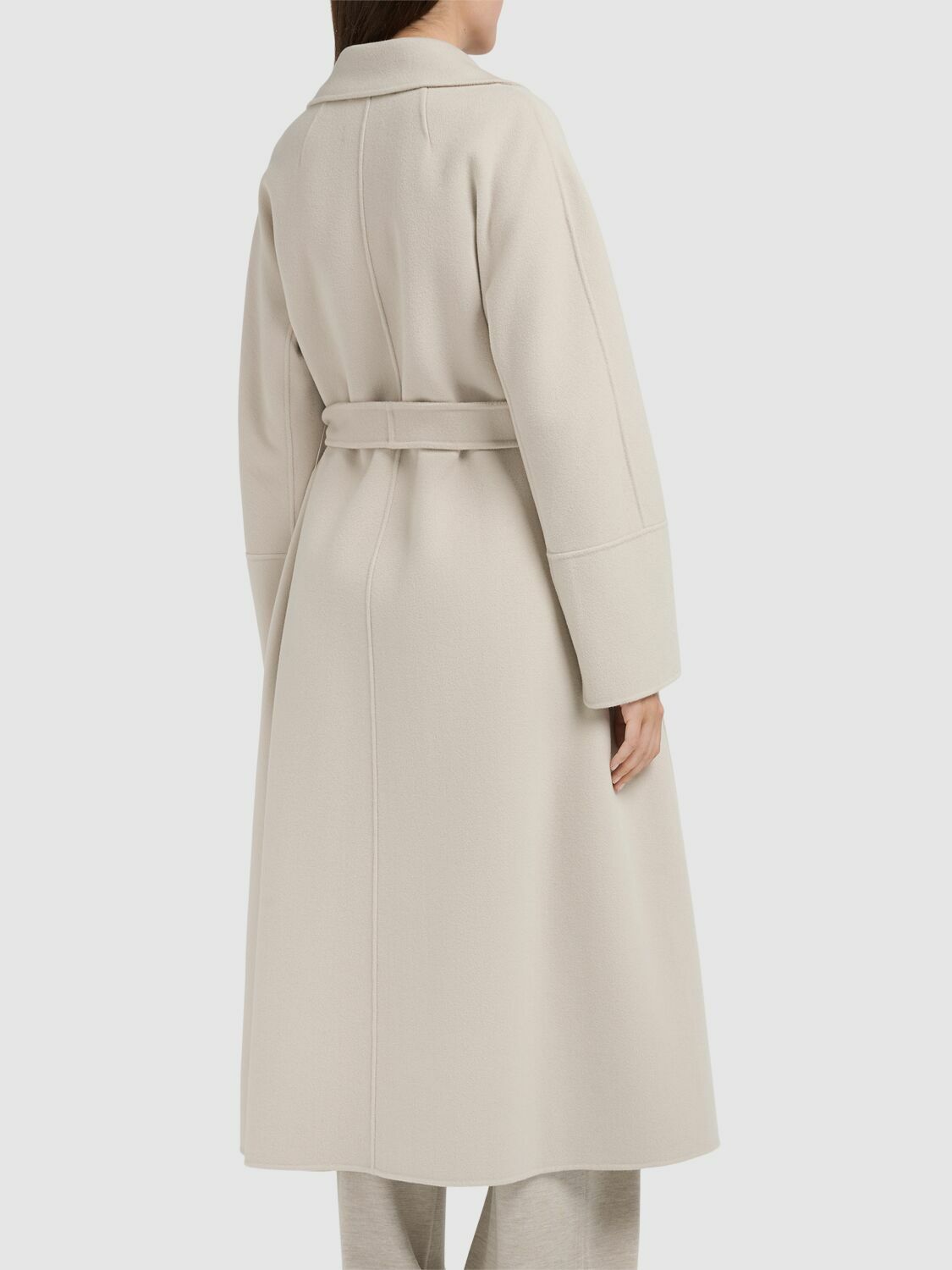 'S MAX MARA Elisa Wool Belted Long Coat S Max Mara