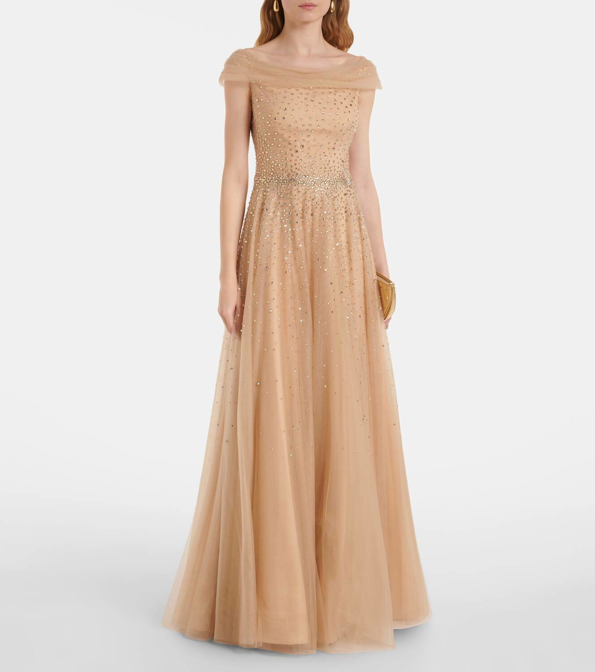 Jenny Packham Shayla embellished tulle gown Jenny Packham