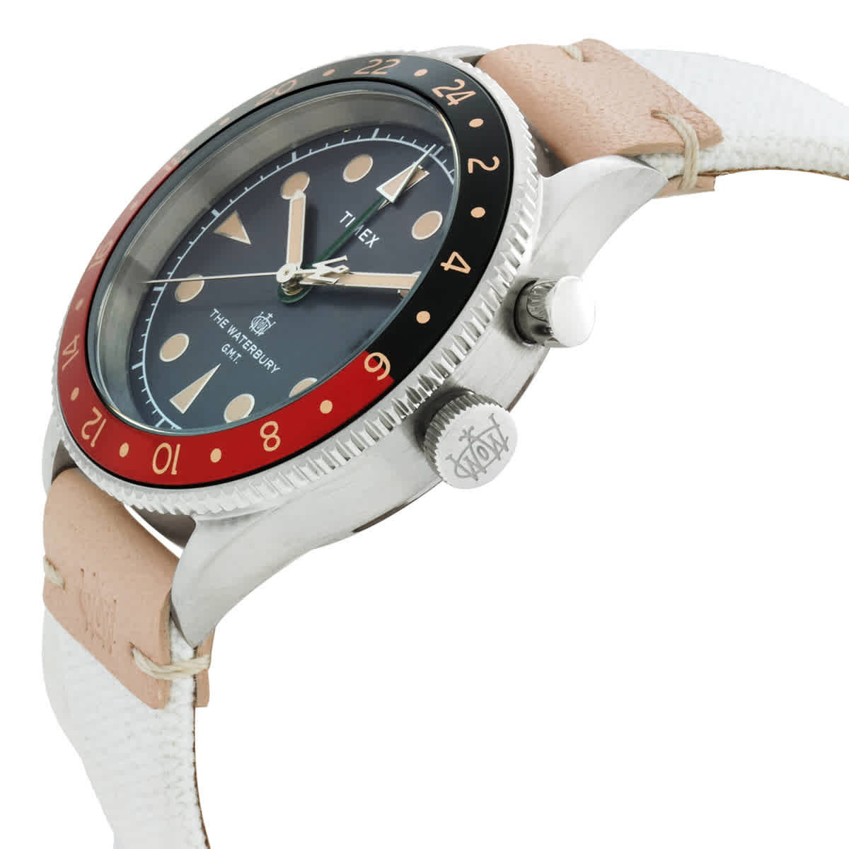 Timex Waterbury Traditional GMT Quartz Mens Watch TW2V74100VQ Timex