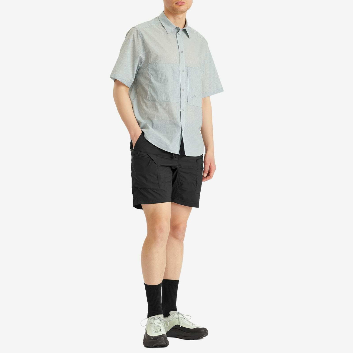 CAYL Men's Light Cargo Shorts in Black CAYL