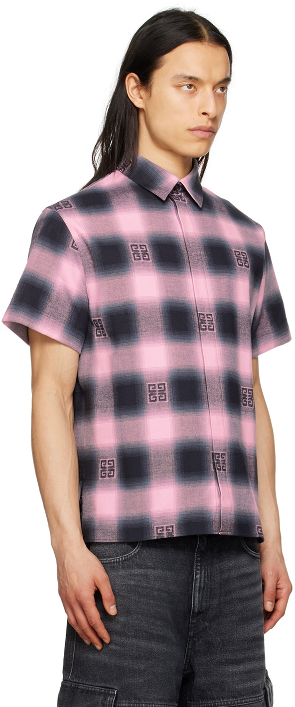 Givenchy Pink Check Shirt Givenchy