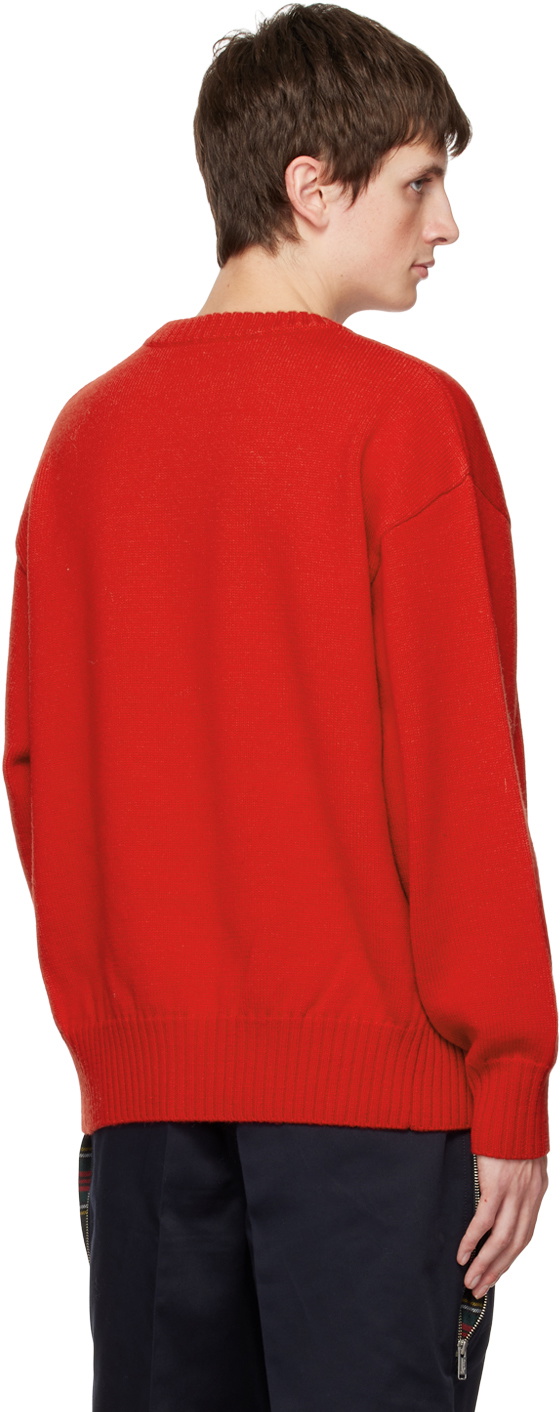 Undercover Red Crewneck Sweater Undercover