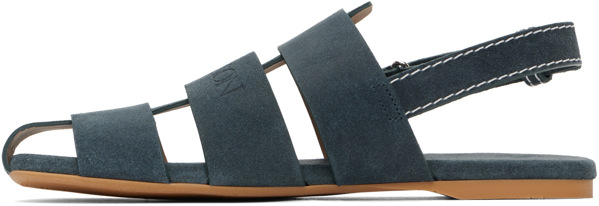 JW Anderson Blue Suede Fisherman Sandals JW Anderson