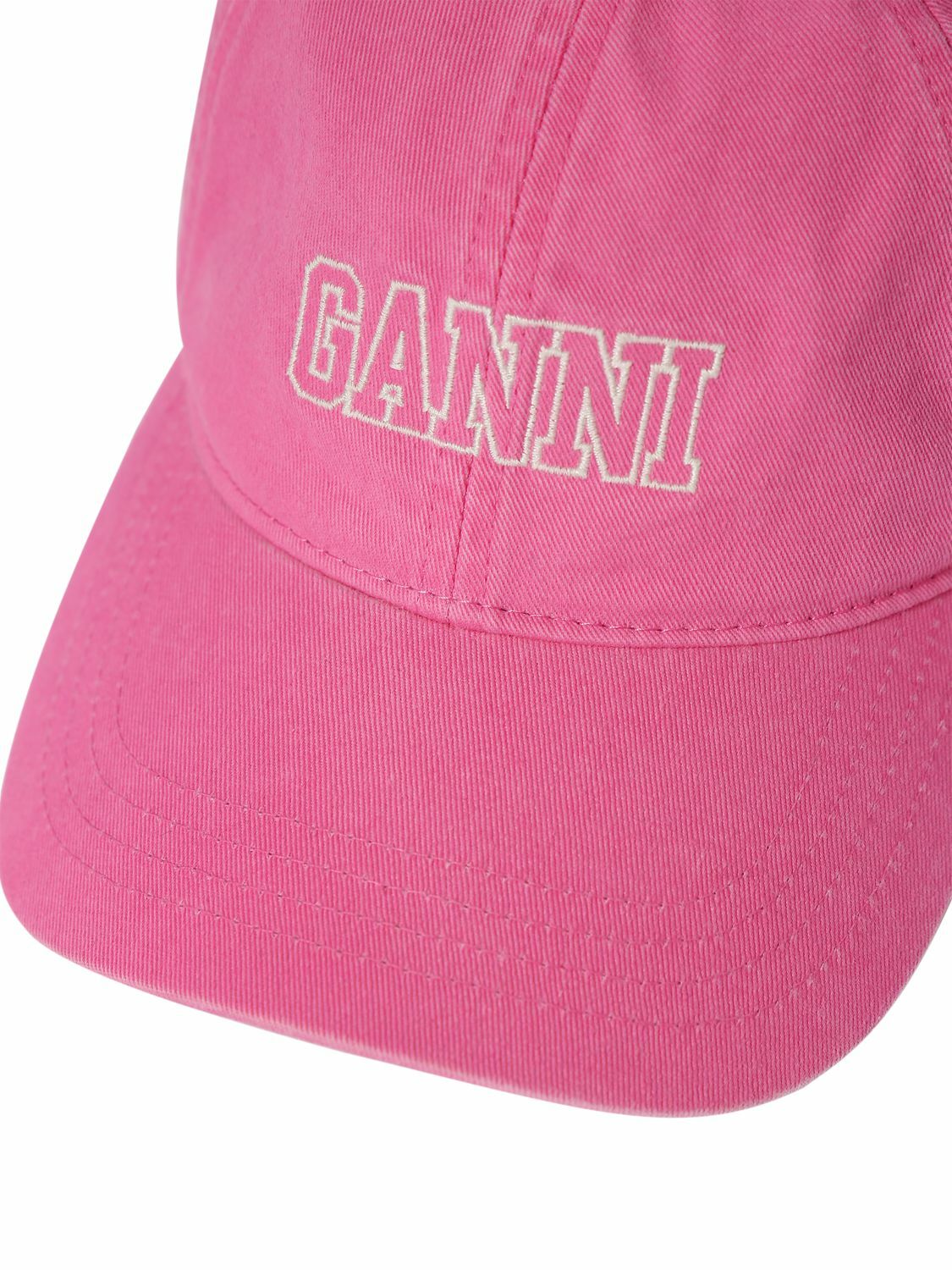 GANNI - Cotton Baseball Cap GANNI