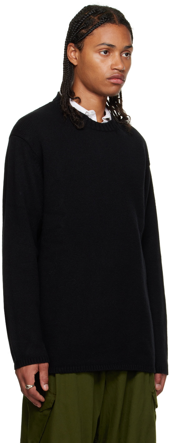 Yohji Yamamoto Black Side String Sweater Yohji Yamamoto