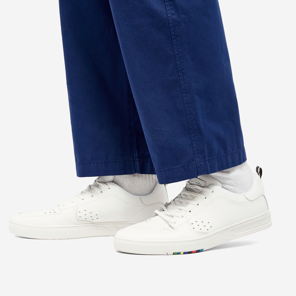 Paul Smith Men's Ellis Court Sneakers in White Paul Smith