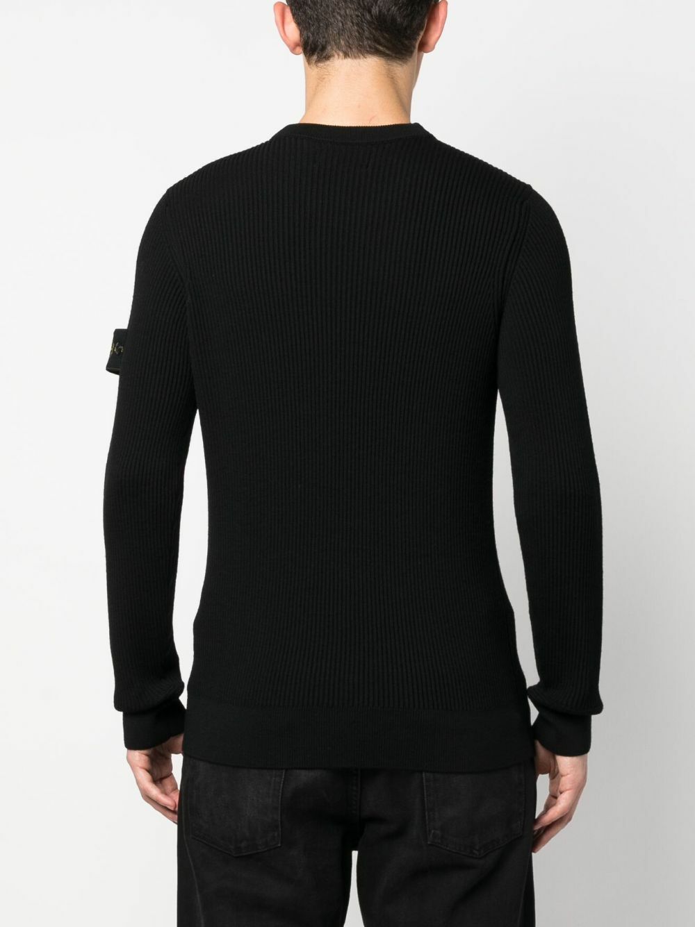 STONE ISLAND - Wool Pullover With Logo Stone Island