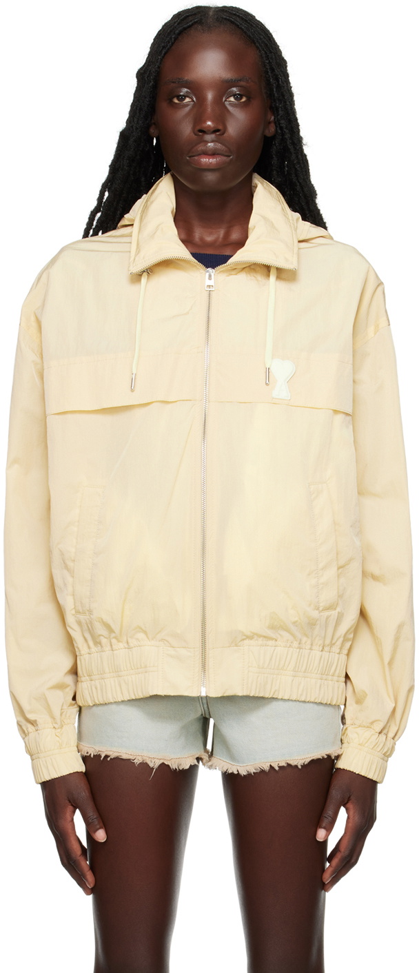 AMI Paris Beige Patch Jacket AMI