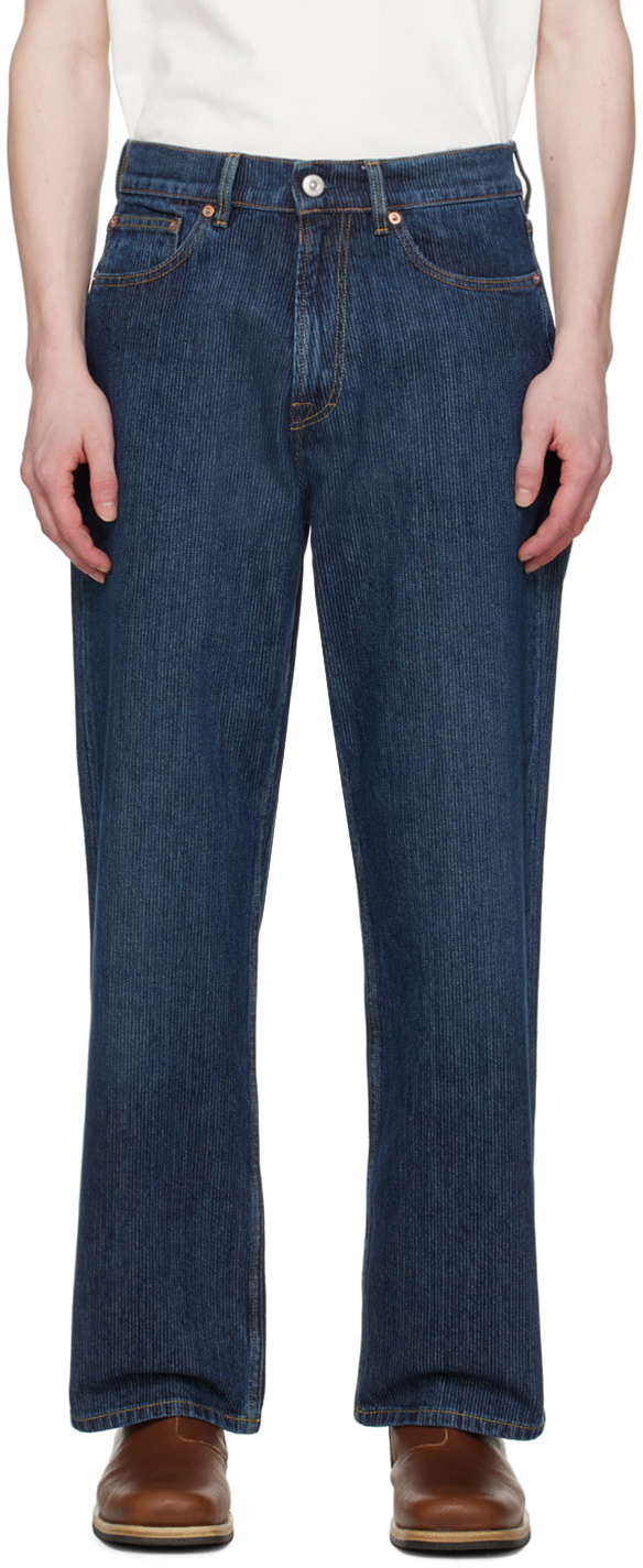 Our Legacy Blue Third Cut Jeans Our Legacy